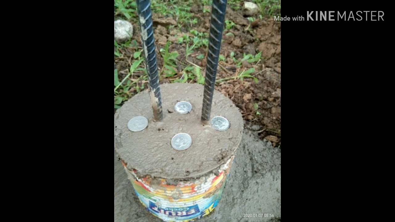 The First Step To Built A Tiny Bahay Kubo - YouTube
