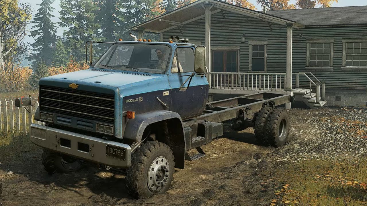 SnowRunner - Chevrolet Kodiak C70 - Wooden Bridge - YouTube