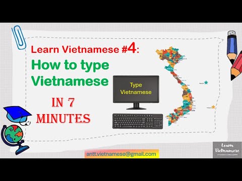 #Learn Vietnamese 4: How to type Vietnamese, in 7 minutes - YouTube