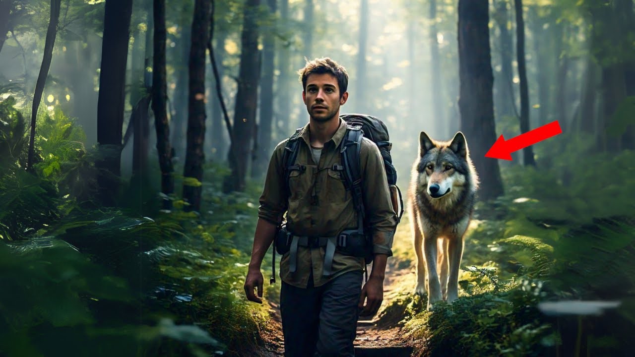 Wolf Guides a Lost Hiker Through the Woods, What It Leads Him To Will ...