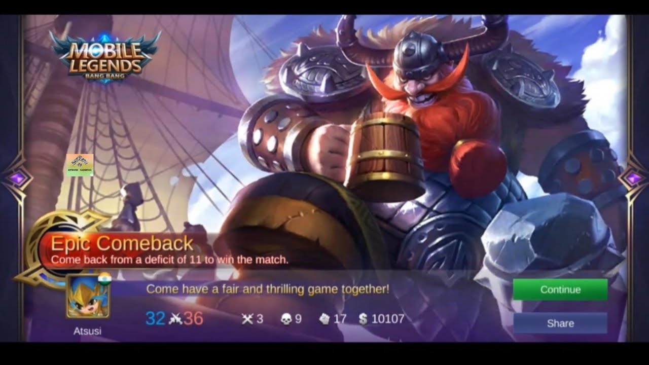 MLBB: epic comeback - YouTube