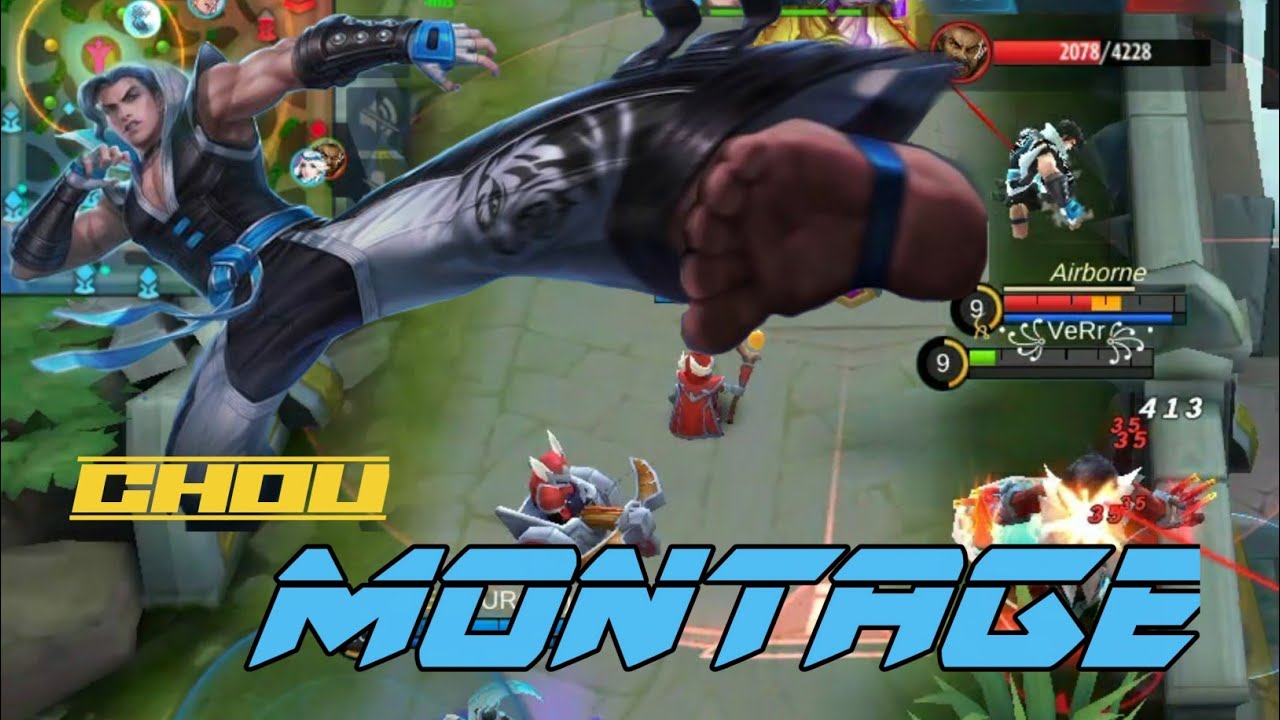 MLBB Chou Montage | Basic Chou Combo | Chou Highlights | Mobile Legends ...