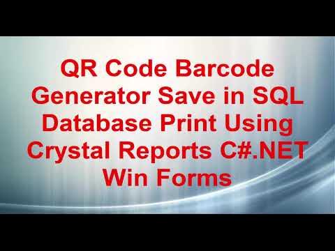 Generator QR Code, Save in SQL Database, Print Using C#.NET Win Forms ...