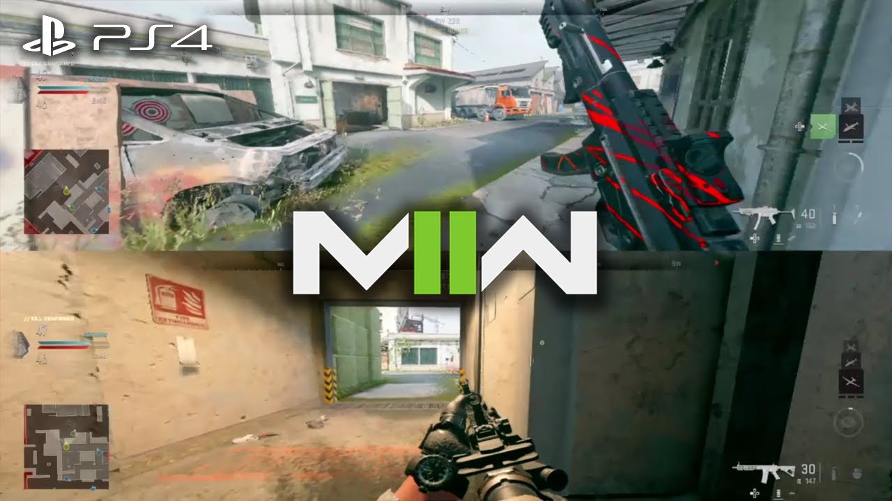 Call of Duty Modern Warfare 2 Multiplayer | Split screen | PS4 slim ...