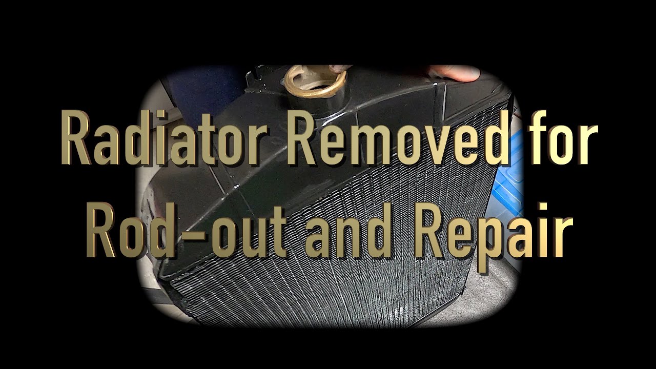 Radiator Removal - Rod-out and Repair - Model A Ford - YouTube