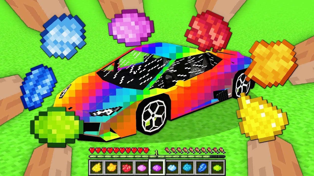 I PAINTED the SECRET SUPER CAR WITH DYES AND GOT RAINBOW CAR in ...