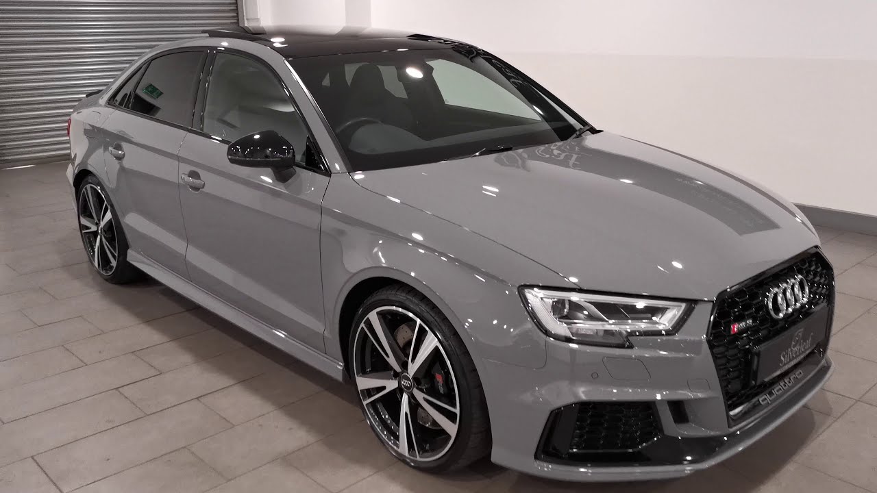 2017 Audi RS 3 TFSI QUATTRO in NARDO Grey - YouTube