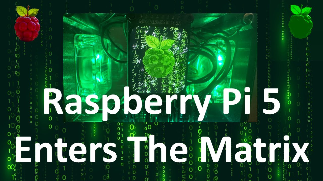 I Turned a Raspberry Pi 5 into The Matrix! 🤯 (This Tiny Display is ...