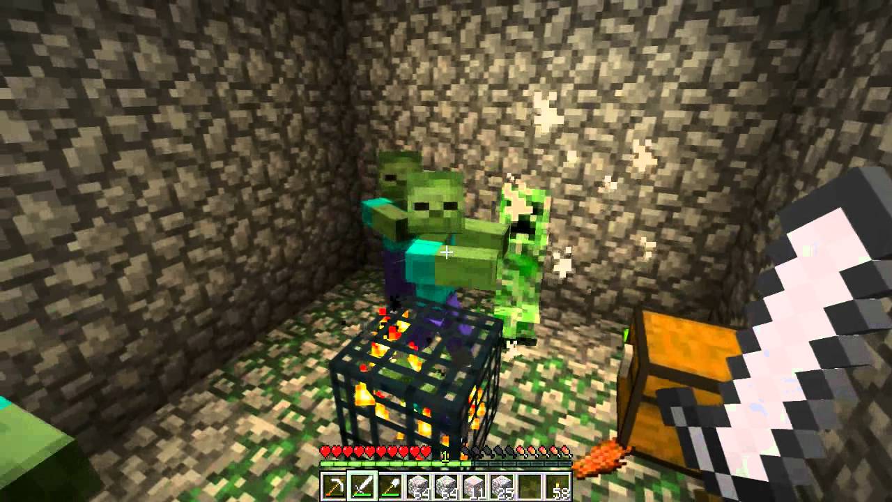 SPONTAN CREEPER SPAWNER - Minecraft HD (Del 5) - YouTube