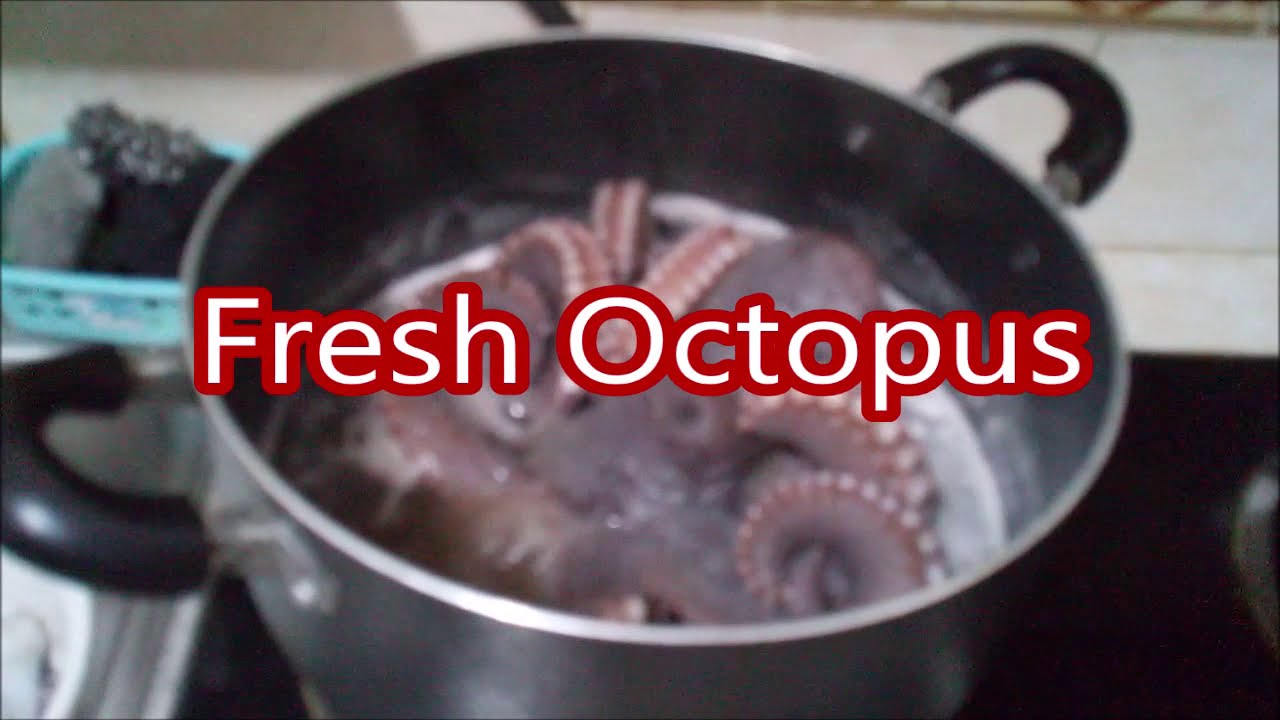 How to Clean and Cook a Fresh Octopus - YouTube