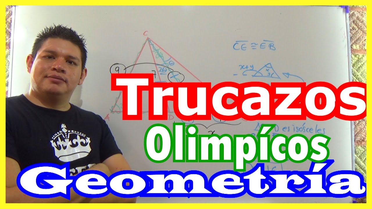 🥇EJERCICIO de la OLIMPIADA de MATEMÁTICAS (TRUCOS de GEOMETRÍA)🥇 - YouTube