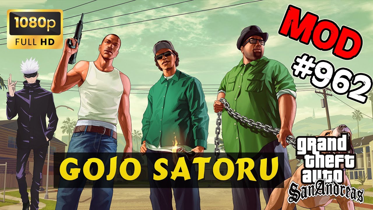 Обзор модов GTA San Andreas #962 – Gojo Satoru - YouTube