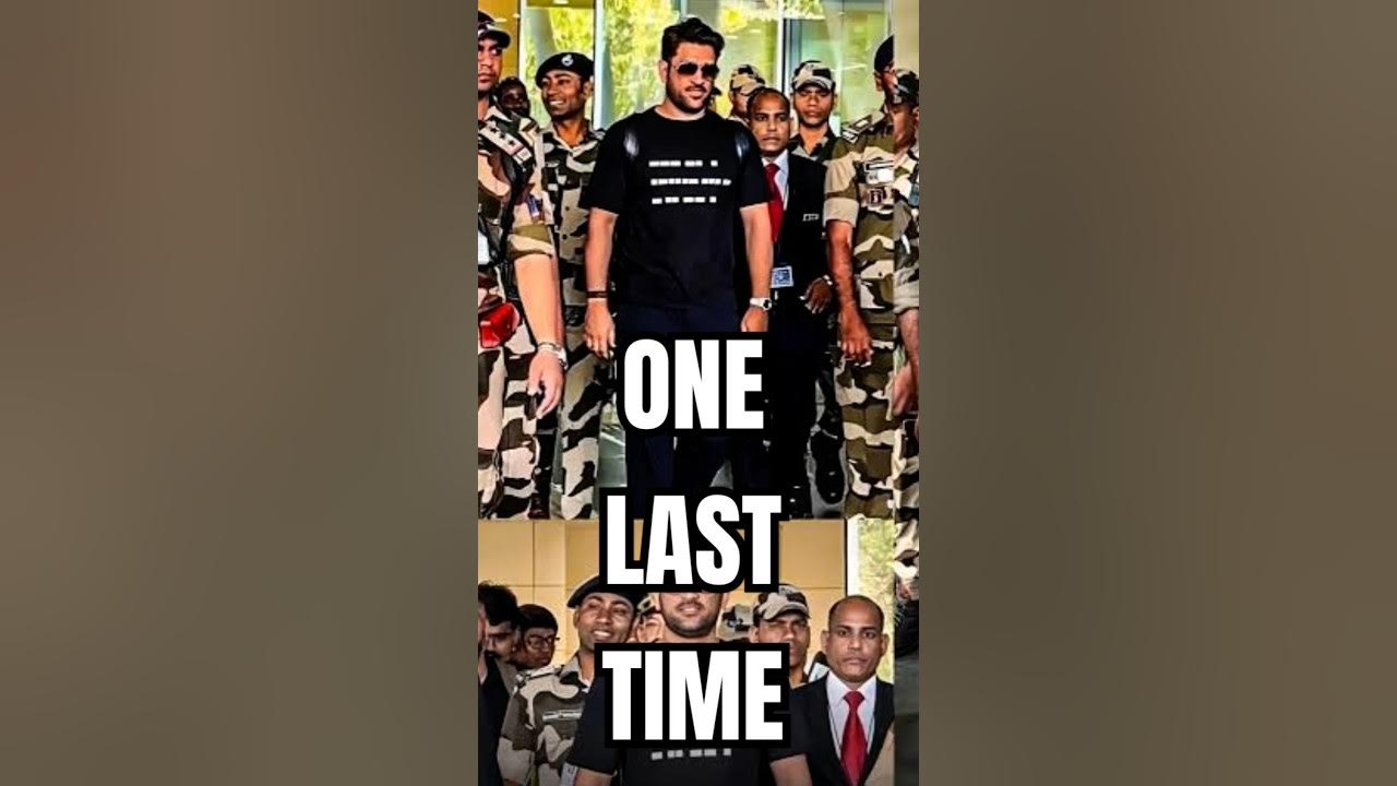 one last time MS Dhoni morse code tshirt #onelasttime #msdhoni #ipl2025 ...