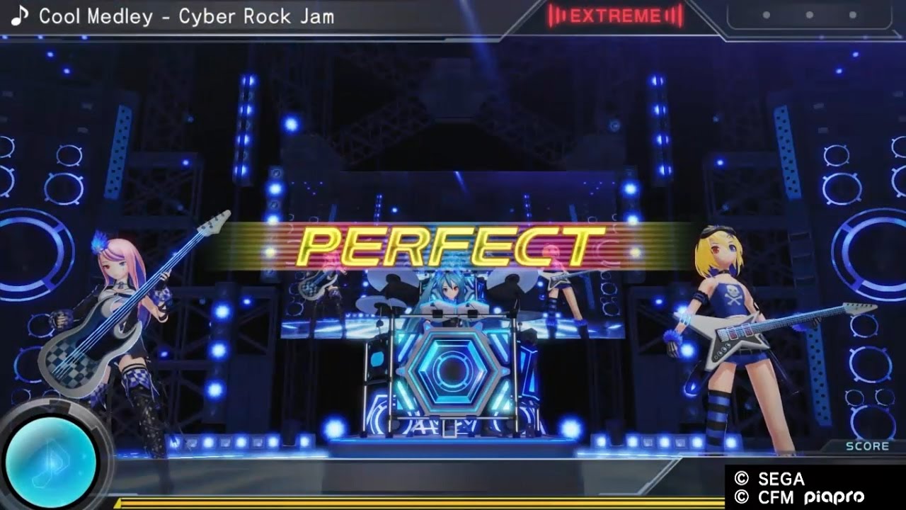 Project Diva X HD - Cool Medley ~Cyber Rock Jam~ (Extreme Perfect) - YouTube