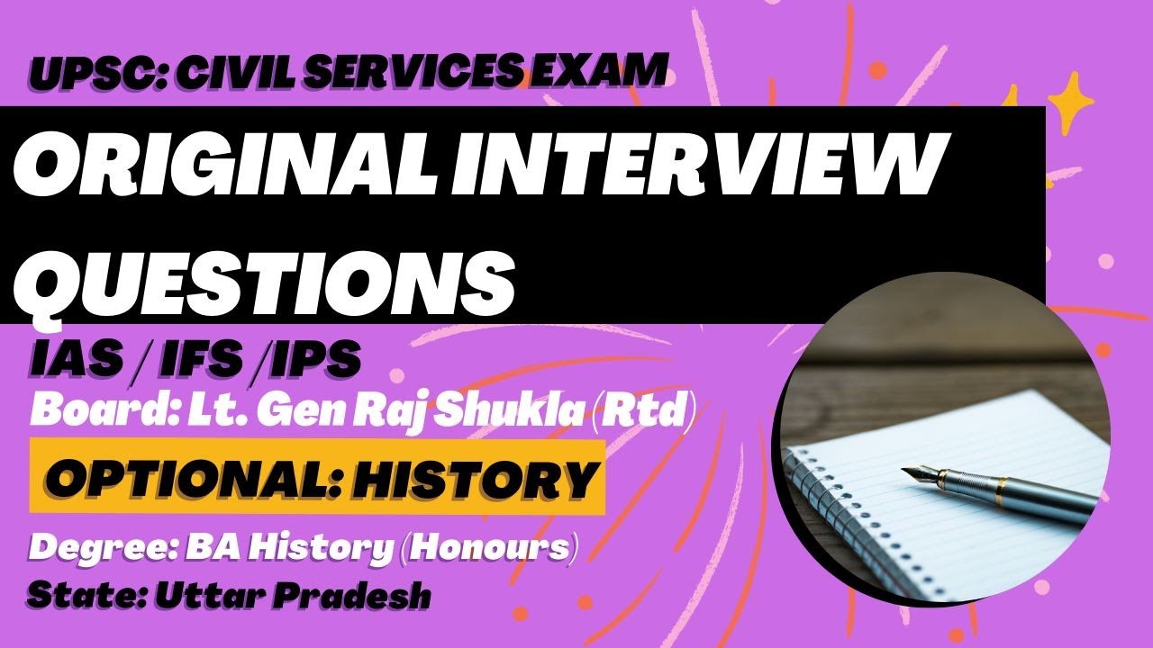 UPSC Exam | Civil Services Exam | Interview Transcripts | Original Interview Questions 2023 ...