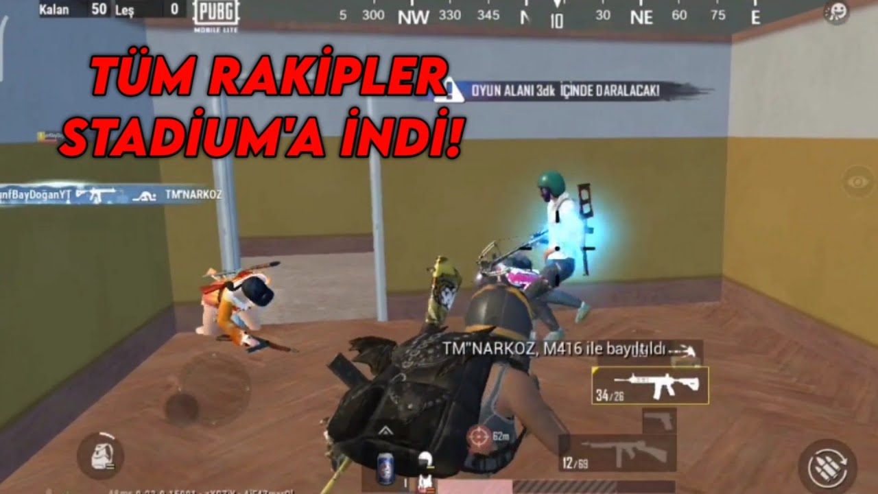 STADİUM TEMİZLİĞİ PUBG MOBİLE Lite - YouTube