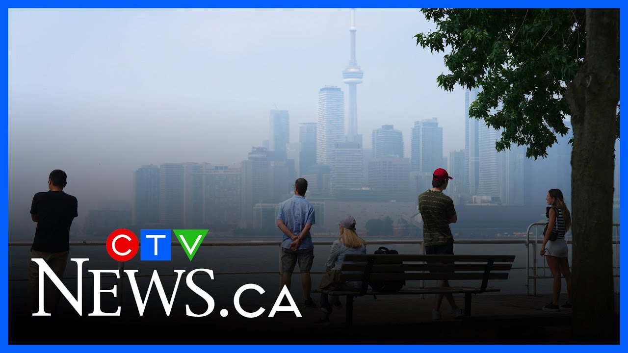 High-risk air pollution levels sweep in as Toronto feels a heatwave ...