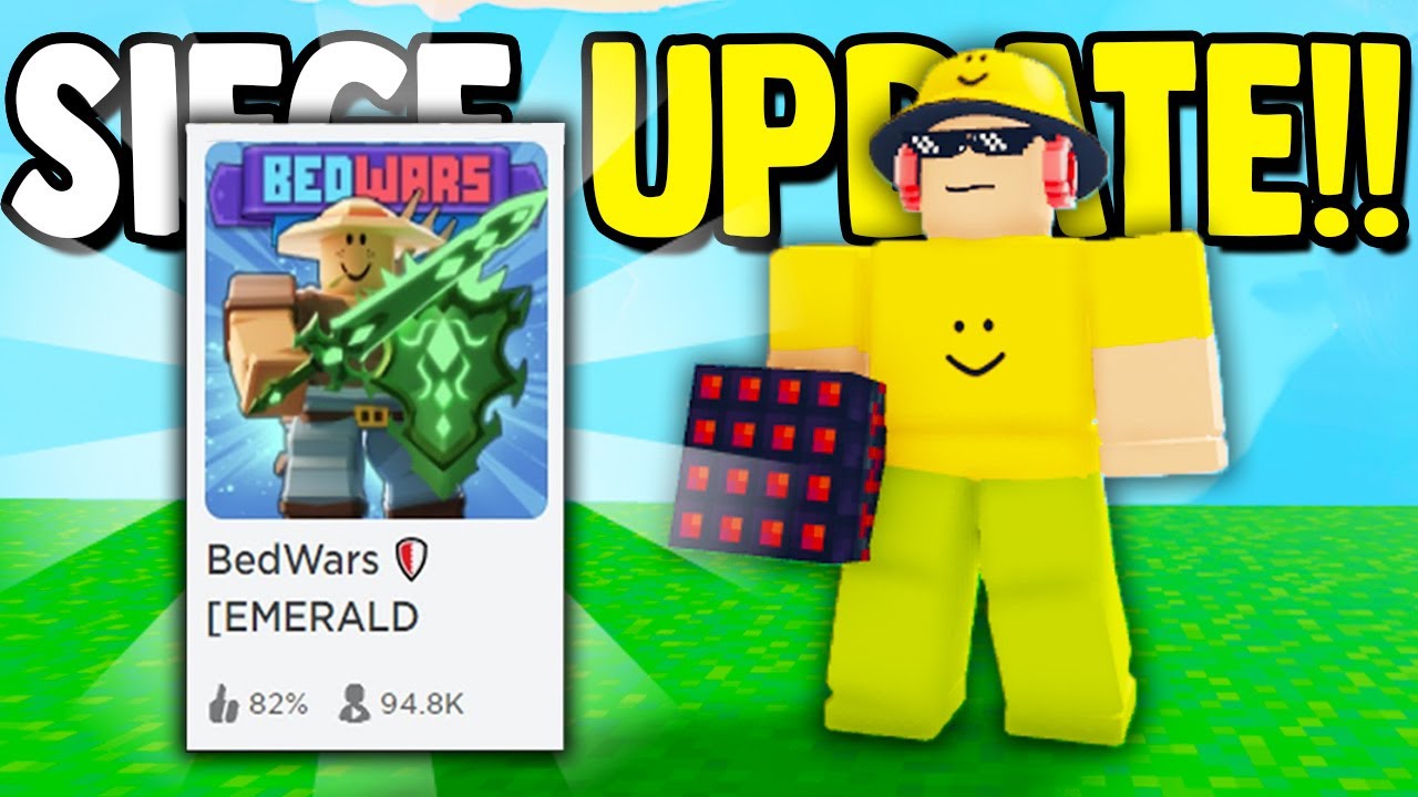 *NEW* SIEGE UPDATE!! | Roblox BedWars - YouTube