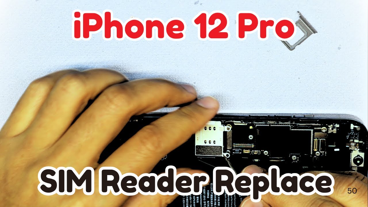 iPhone 12 Pro SIM Reader Replace | SIM Slot Replace | iPhone SIM Tray ...