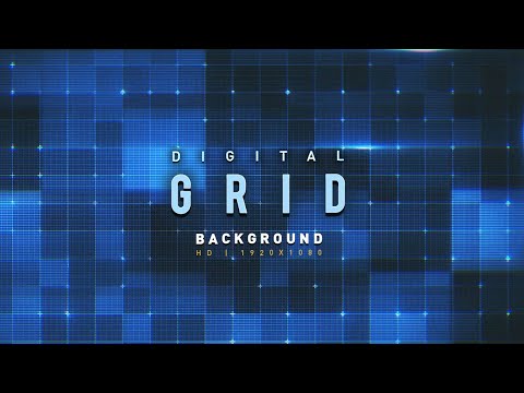 Glitch Digital Grid Background For  Tech Enthusiasts & Video Editors!