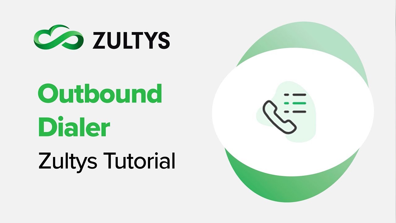 Zultys Video Tutorial – Outbound Dialer - YouTube