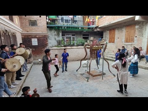 Dhime dance traning for BAJRA BARAHI JATRA 2079 || Chapagaun Jatra 2079 ...
