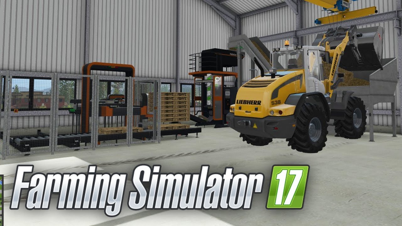 CONHECENDO A FABRICA DA NOVA DLC! (Straw Harvest)| FARMING SIMULATOR 17 ...