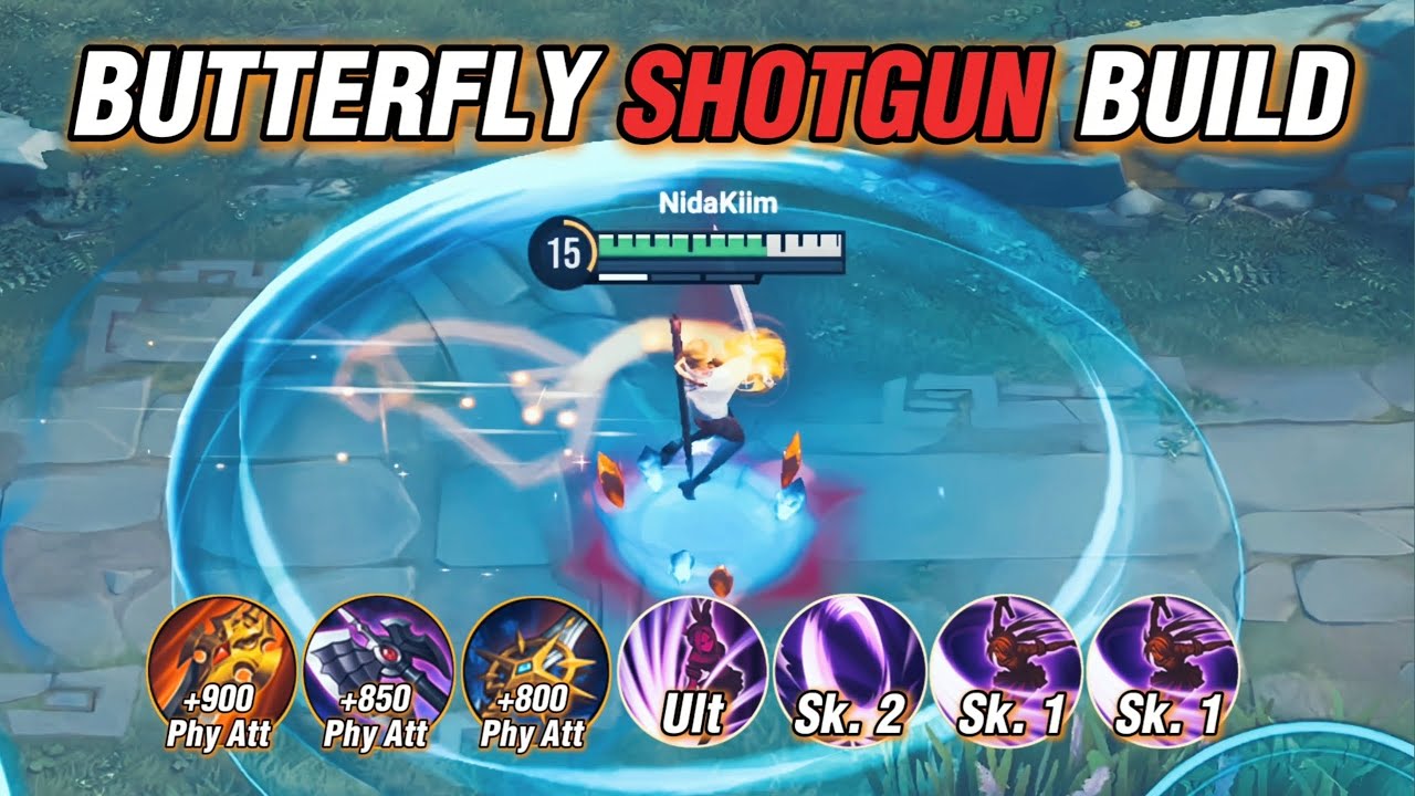 SHOTGUN BUILD BUTTERFLY IS BROKEN!! BEST 1 HIT BUILD BUTTERFLY IN THE ...