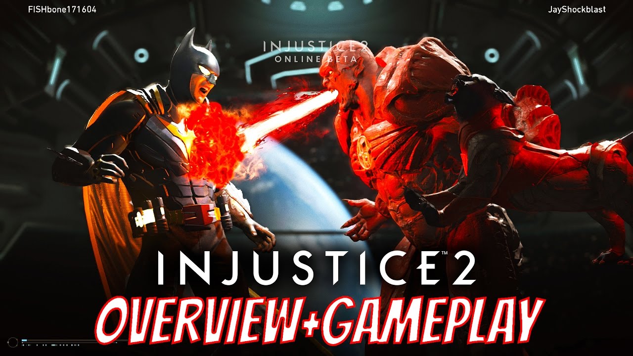 Injustice 2 Beta Gameplay and Overview - Batman vs Atrocitus - YouTube