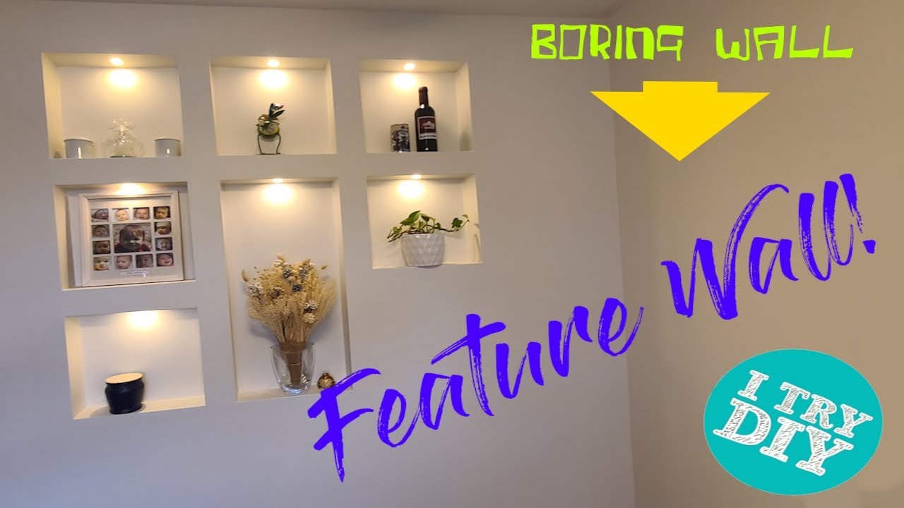 Turn a Boring Wall Into a Feature Wall in 7 Minutes [Timelapse] - YouTube