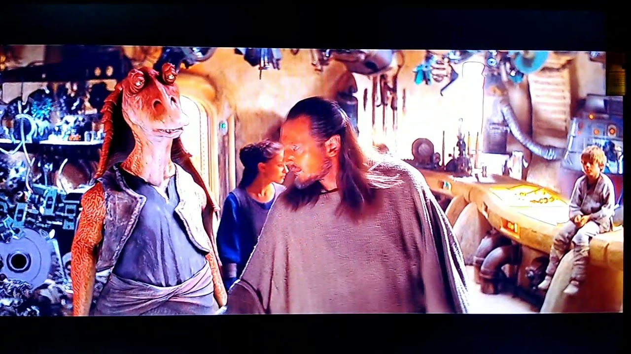 Star wars Ja ja Binks: don't touch anyting - YouTube