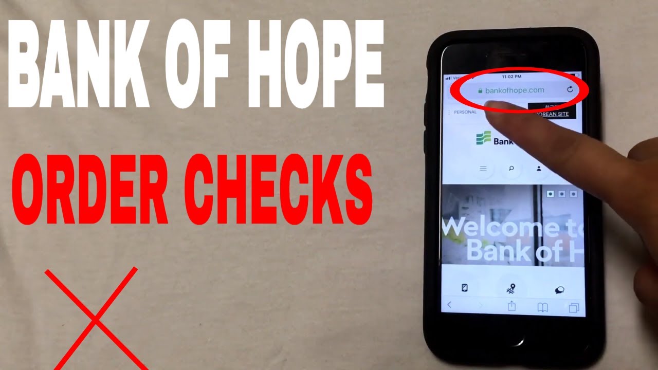 3 Ways To Order Bank Of Hope Replacement Checks 🔴 - YouTube