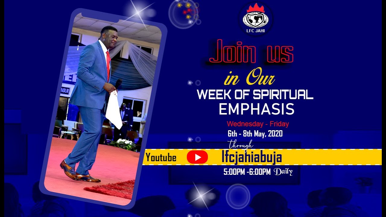 DAY 3 | WEEK OF SPIRITUAL EMPHASIS by Pastor Chris Abraham | 8th May ...