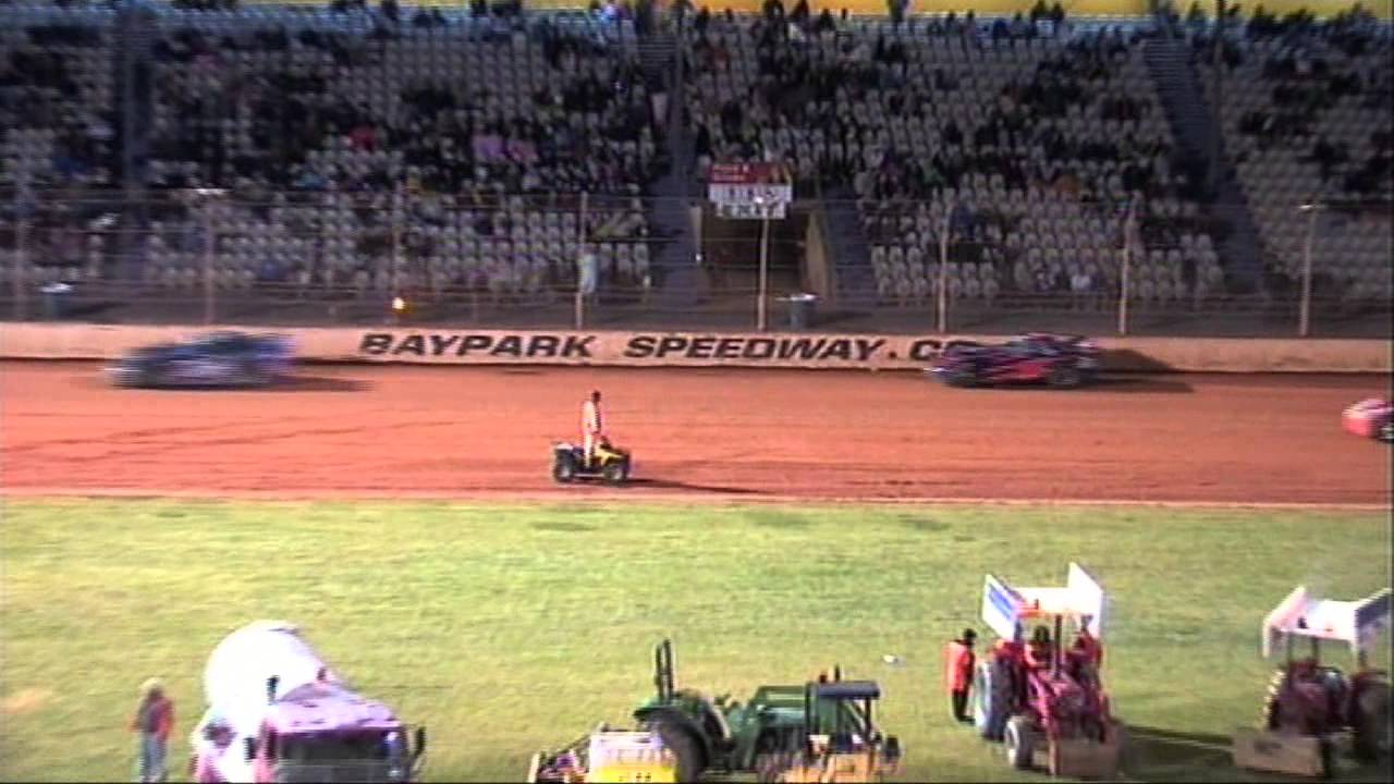Baypark Speedway 2013 14 Meeting No2 Super Saloons All 3 races - YouTube