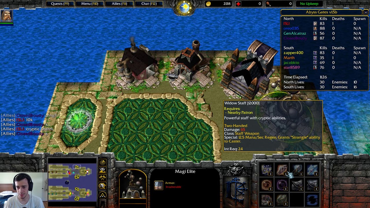 Warcraft 3: Abyss Gates #2 - Paladin Support! - YouTube