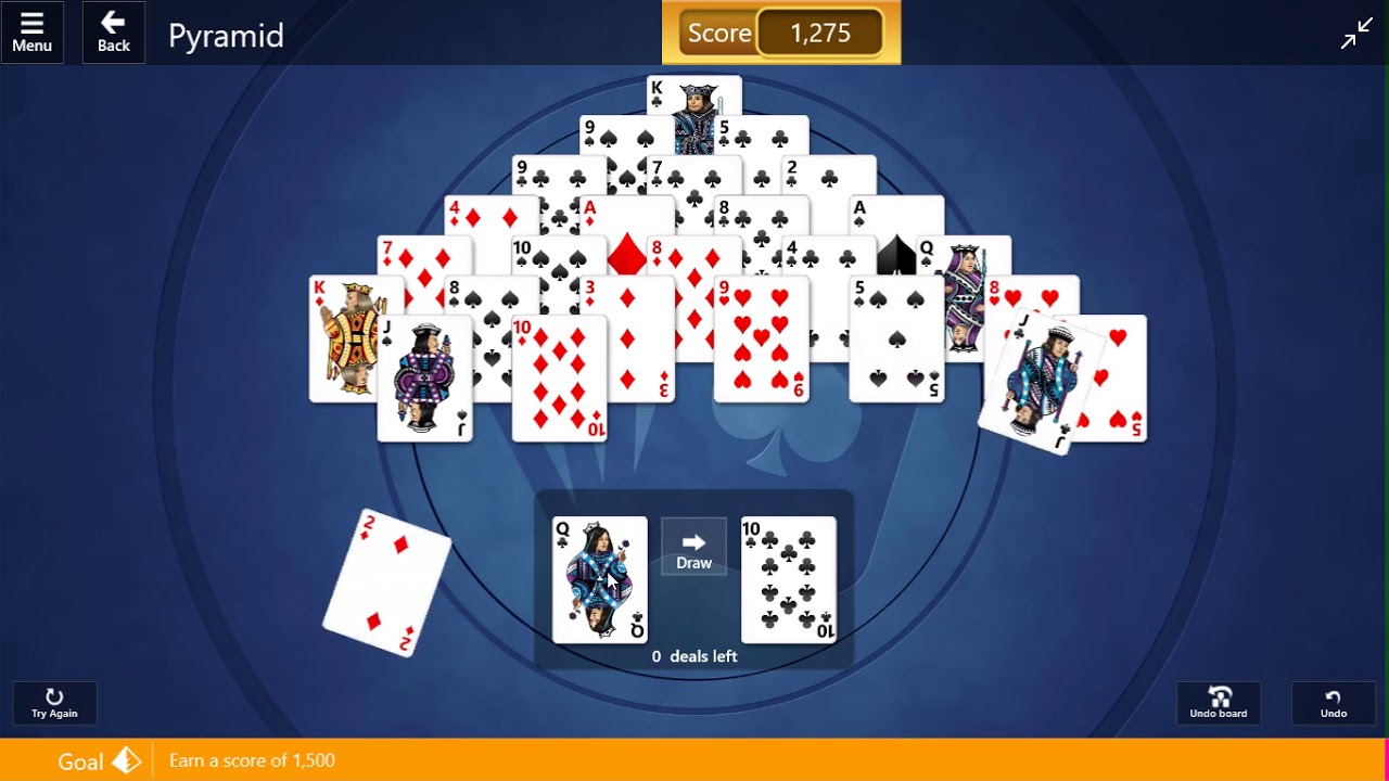 Microsoft Solitaire Collection - Pyramid [Expert] | February 13th 2018 ...