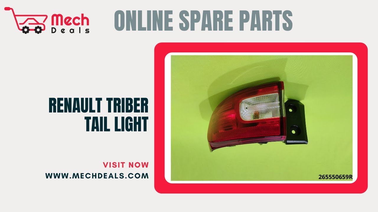 Renault Triber Tail Light | 265550659R | Buy Online MechDeals.com - YouTube