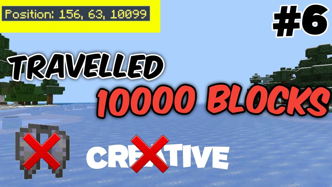 Travelling 10000 Blocks In Minecraft || Crazy Things Part 6 - YouTube