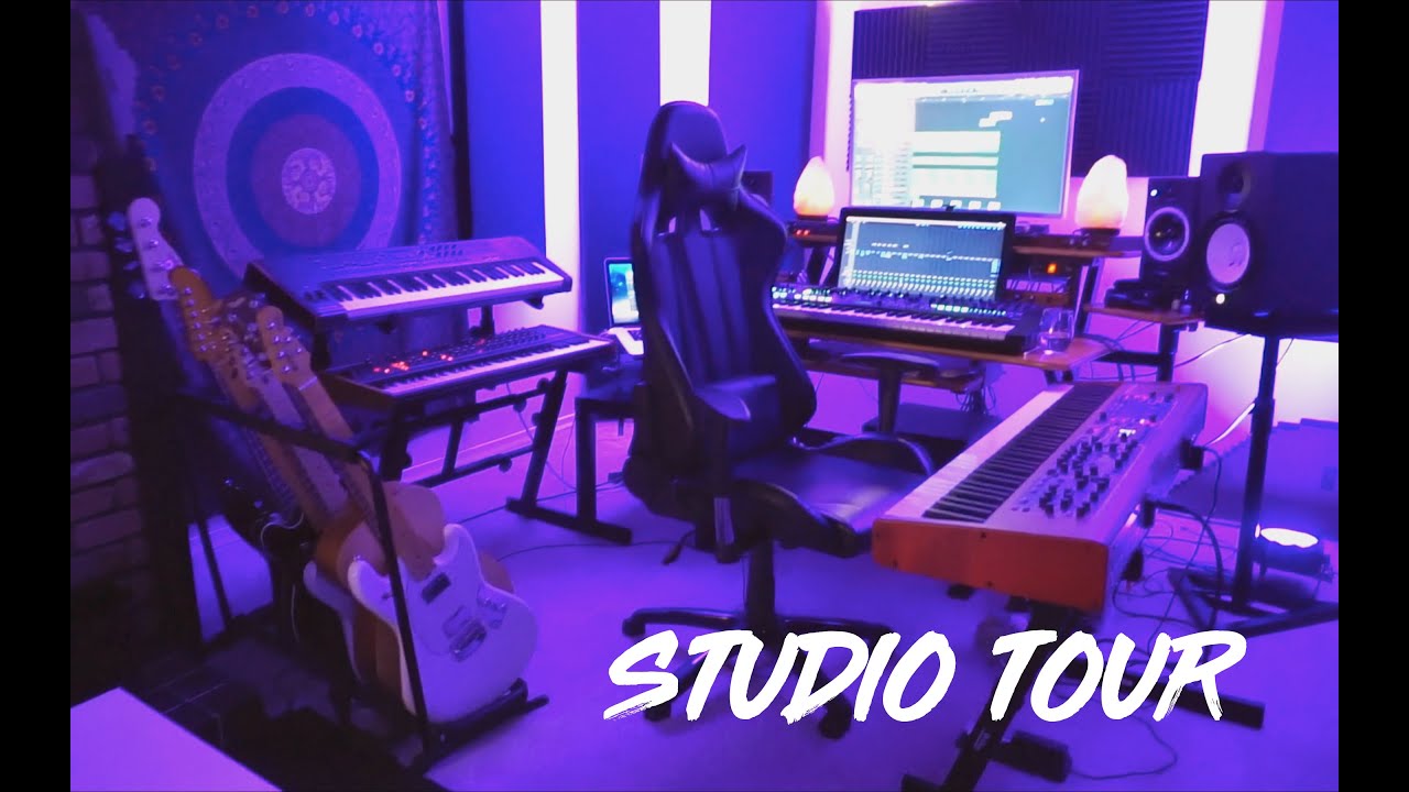 Home Studio Tour (Music Gear, DIY Vocal Booth) - YouTube