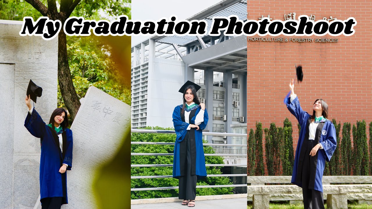 Graduation photoshoot at HZAU 🎓 | behind the scenes | Graduation 2025 ...