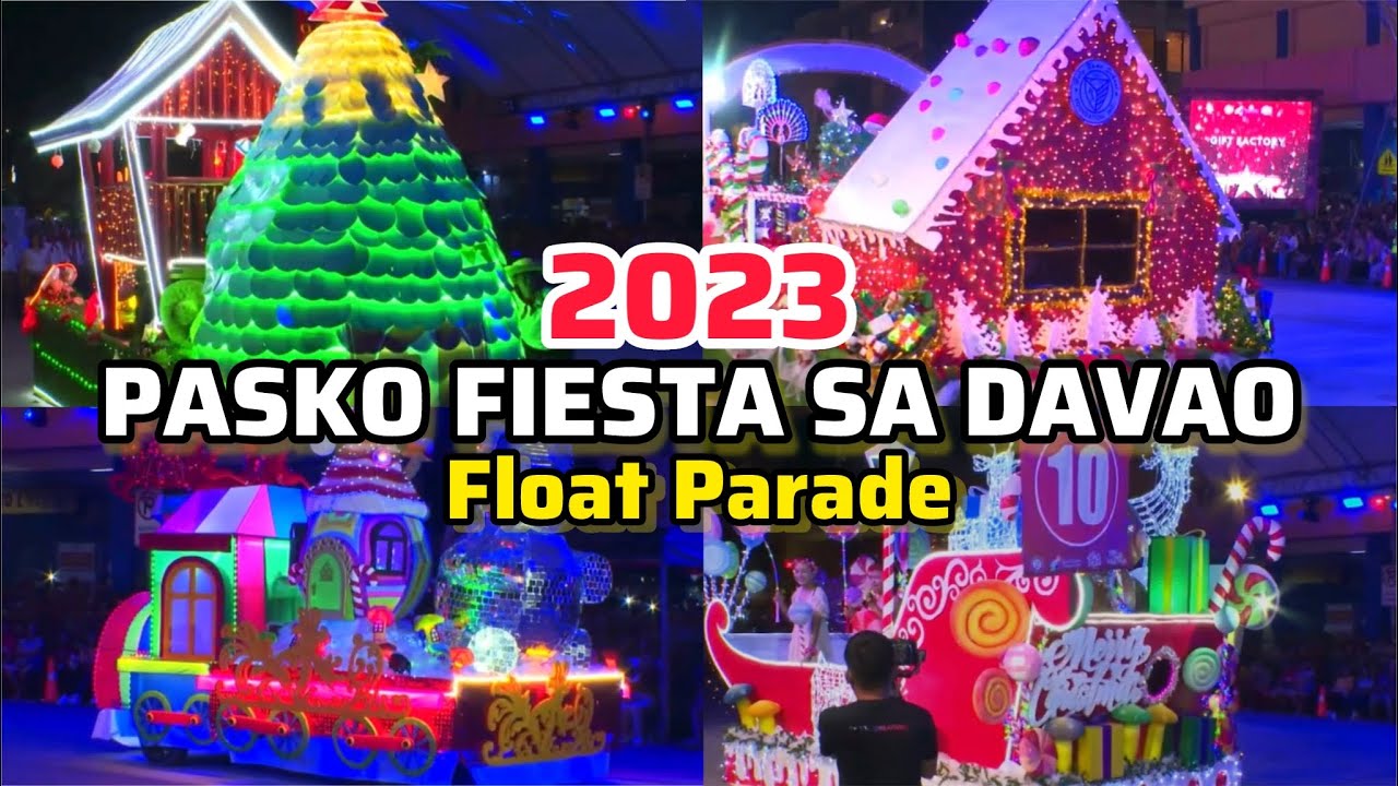 PASKO FIESTA SA DAVAO FLOAT PARADE 2023 - YouTube