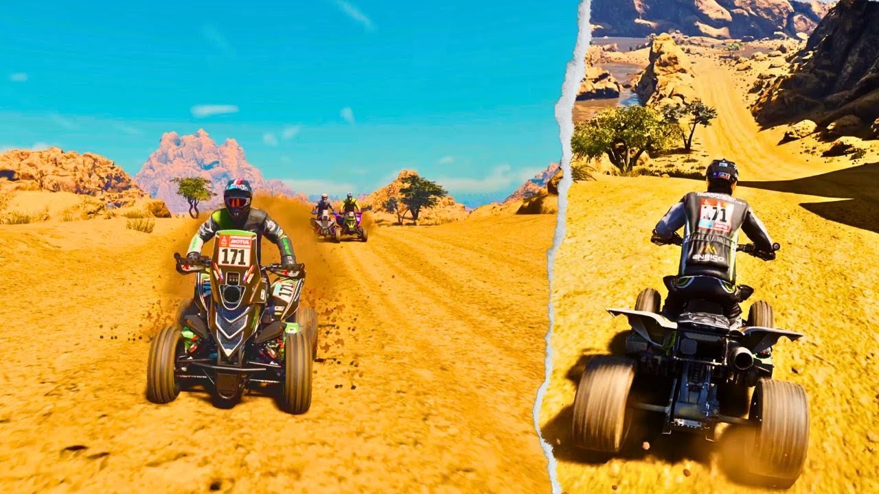 Dakar Desert Rally Ps5 Crazy Quad Racing Off Road Game Video 🙃 - YouTube