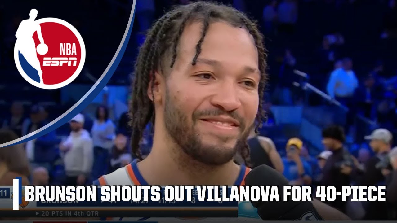 'MUST BE A VILLANOVA THING' 😤 Jalen Brunson on 20-PT fourth quarter ...