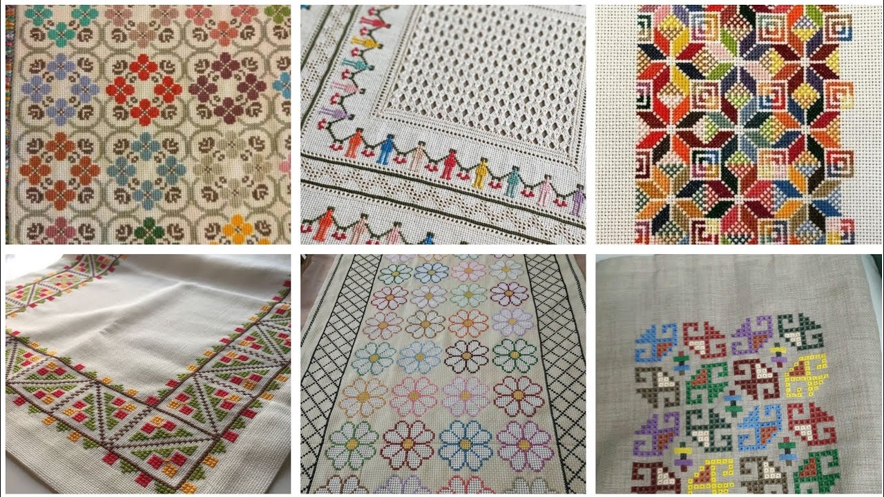 #1 Stunning & Elegant Cross stitch patterns/Charsuti Embroidery Design ...