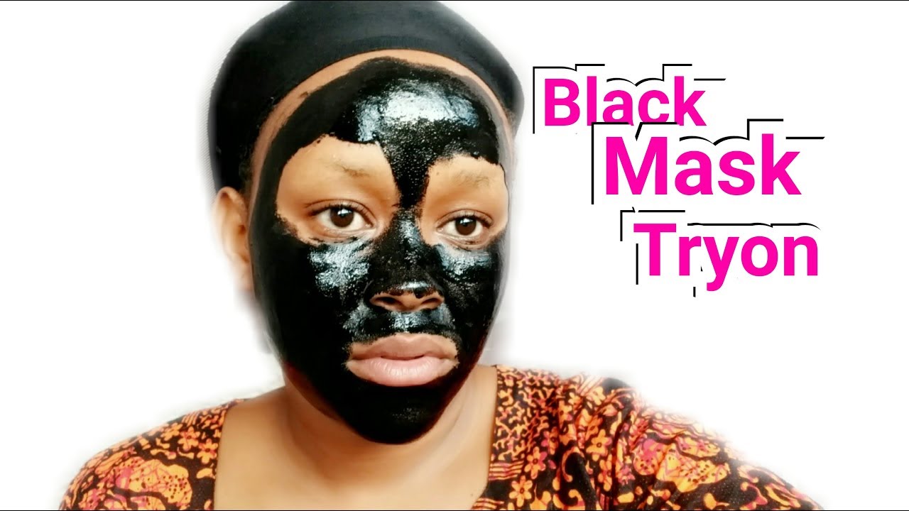 MASK YA USO KIBOKO YA UCHAFU| BLACK MASK TRYON - YouTube