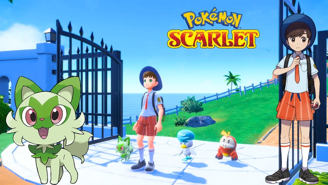 Pokémon Scarlet: First Look! (Starter Picks & Early Gameplay) - YouTube