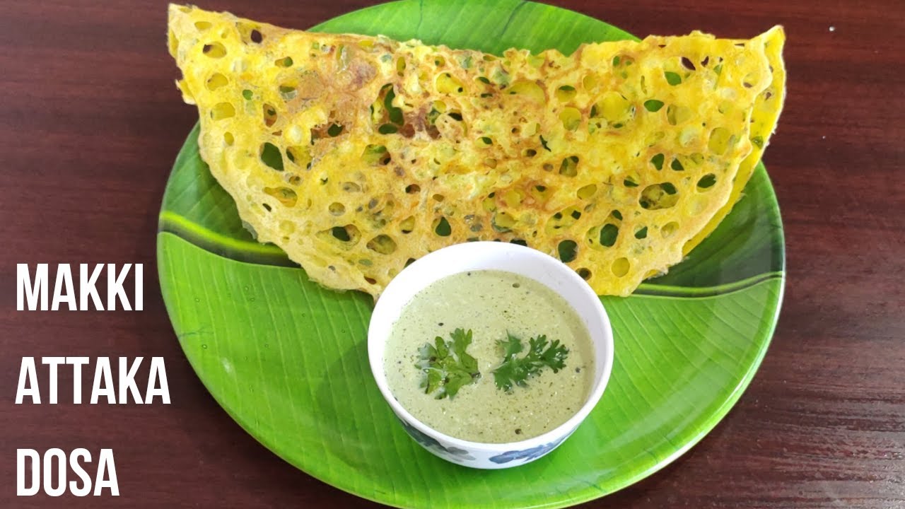 Instant Crispy Recipe|Makki Atta Dosa|Maize flour Dosa|How to Make Dosa ...