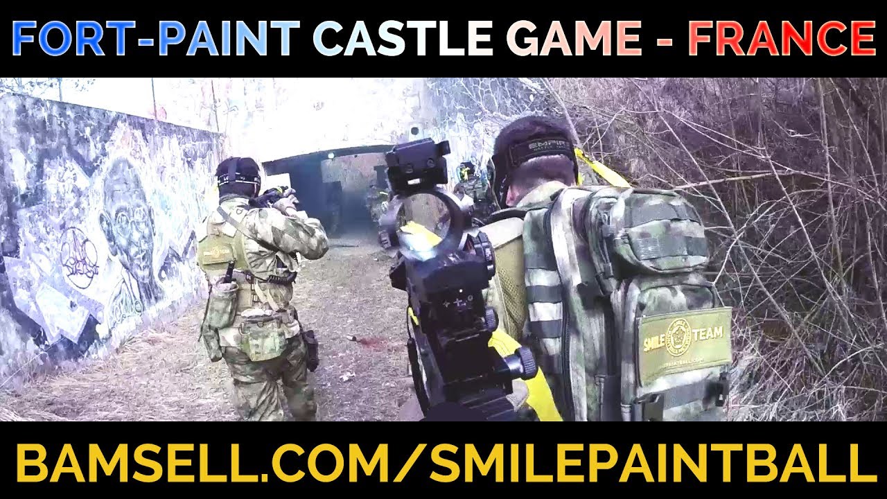 Fort-Paint Castle Game - SMILE Paintball Network - YouTube