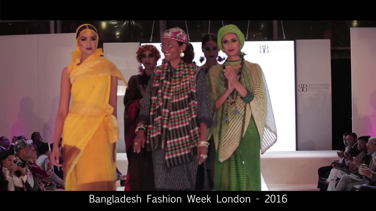 Bangladesh Fashion Week London 2016 - Bibi Russell - YouTube