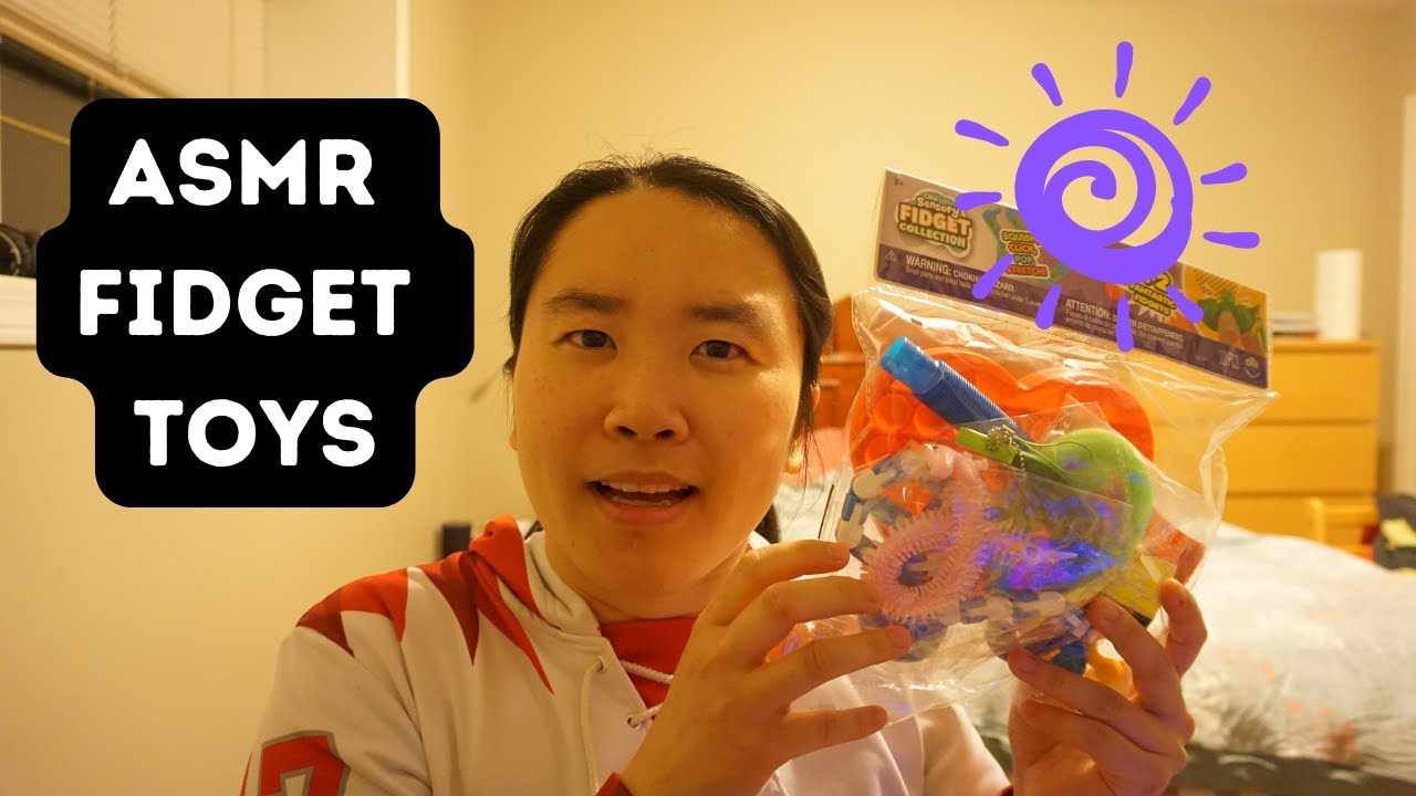 ASMR Fidget Toys | Unboxing & Playing | Whispering | Susan's Accent ...